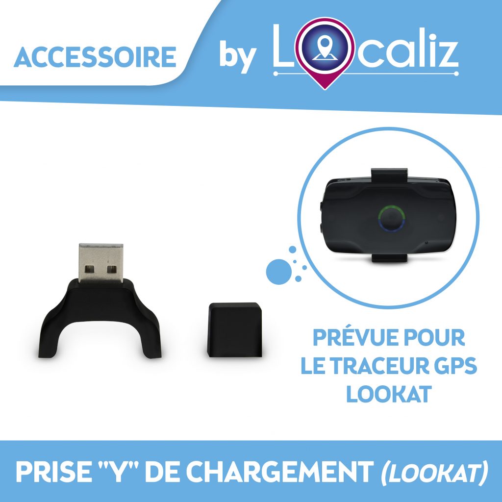 Prise USB recharge tracker LOOKAT de LOCALIZ